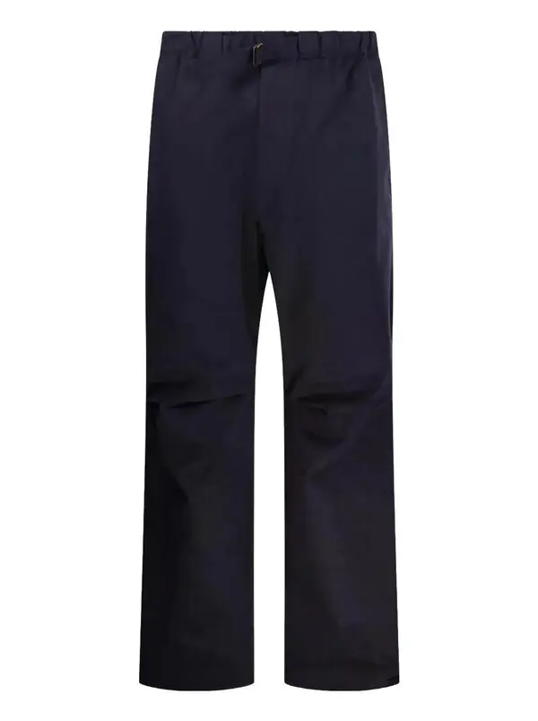 DARKPARK Buckle-fastening Straight-leg Trousers - Blue