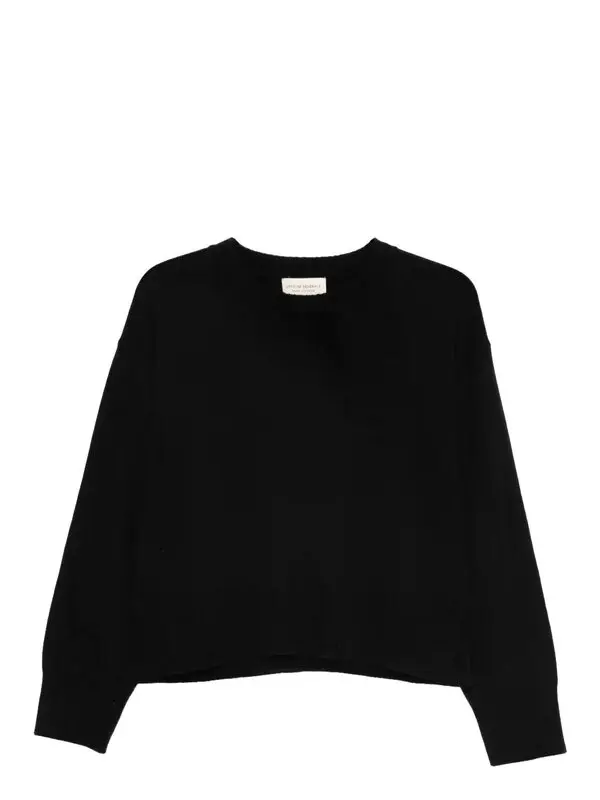 Officine Générale Cashmere Crew Neck Sweater - Black