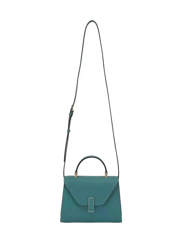 VALEXTRA Micro Iside Leather Tote Bag - Green