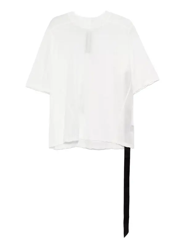 Rick Owens Asymmetrical-hem Organic Cotton Top - White