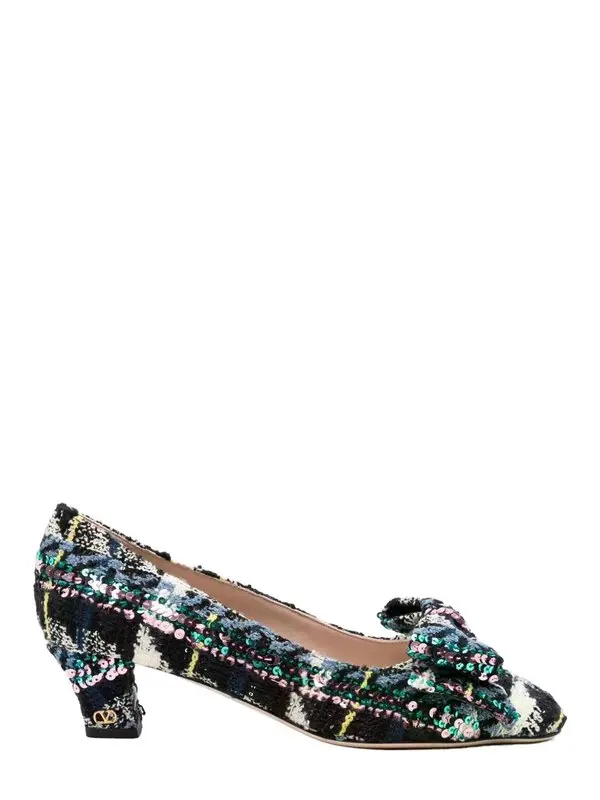 Valentino Garavani 45mm Bowow Pumps - Black