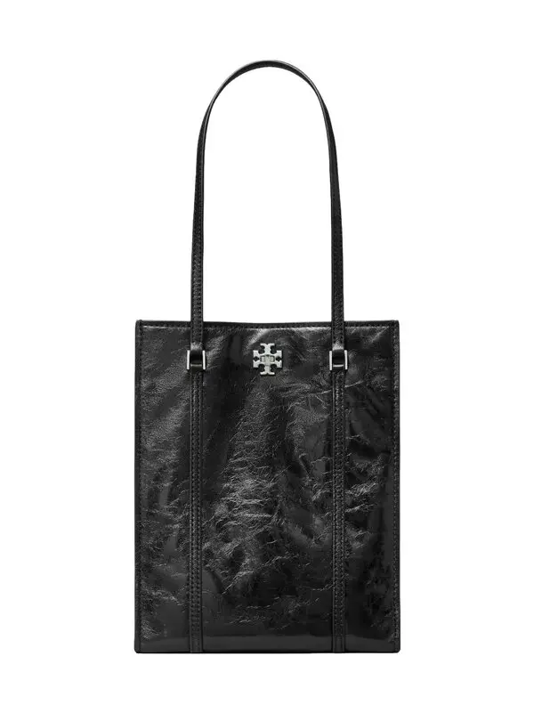 Tory Burch Kira Turnlock Panelled Tote Bag - Black