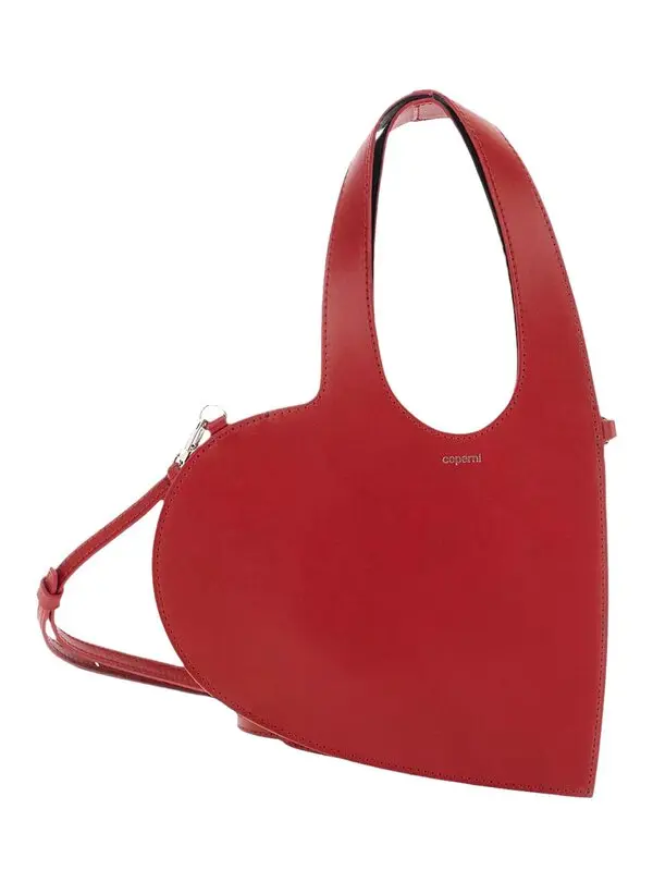 Coperni Crossbody Baby Heart Tote Bag - Red