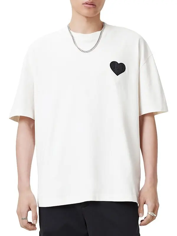 ALLSAINTS Lover Short Sleeve Tee - Ashen White