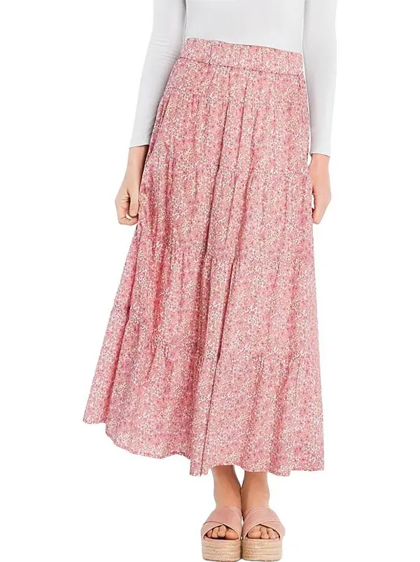 BILLY T Floral Skirt - Pink Bloom
