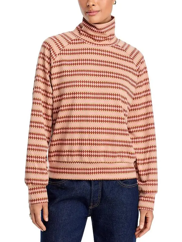 AREA STARS Bebe Turtleneck Sweater - Diamond