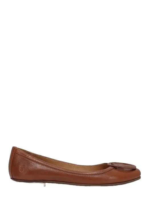 THE FRYE COMPANY Carson Logo Ballet Flats - Red