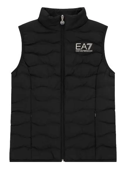 EA7 Core Lady Packable Padded Gilet - Black