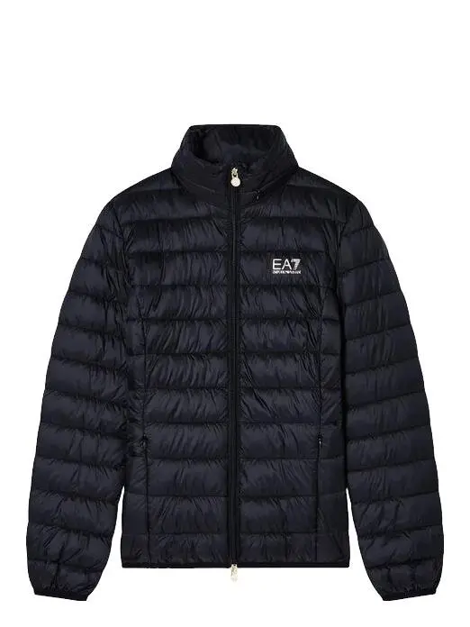 EA7 Lightweight Nylon Padded Jacket - Black