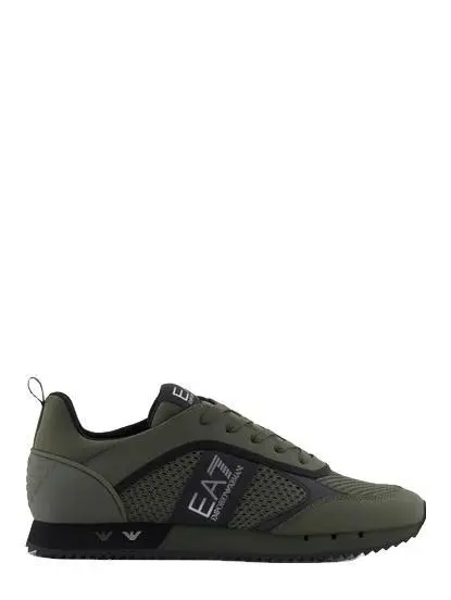 Emporio Armani Lace-up Sneakers - Green