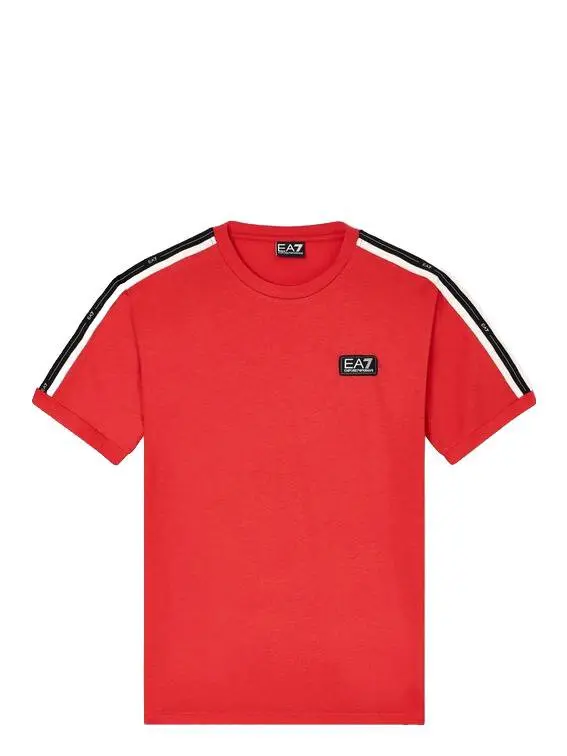 Emporio Armani Logo Series Cotton-jersey T-shirt - Red
