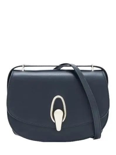 Giorgio Armani Leather Shoulder Bag - Black
