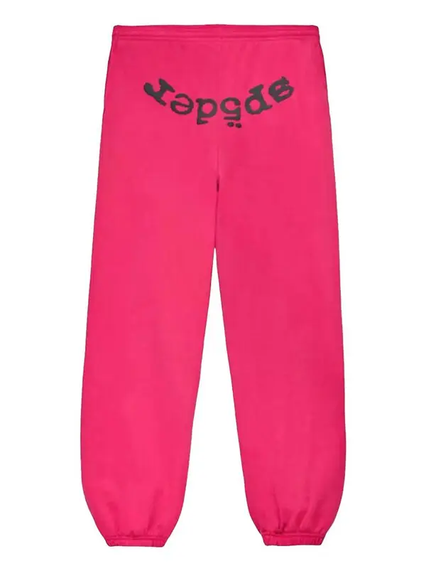 SP5DER Logo-print Joggers - Pink