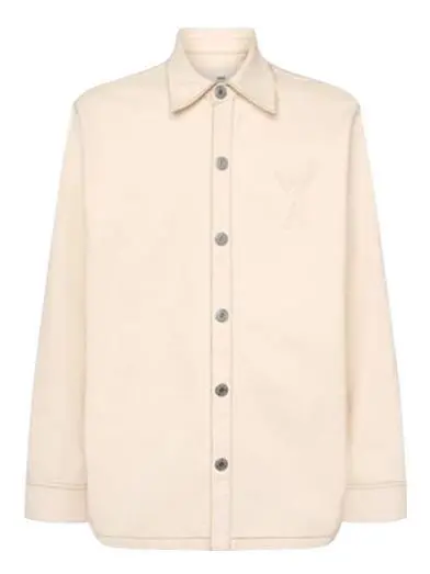 Ami De Coeur Overshirt Jacket - White/creme