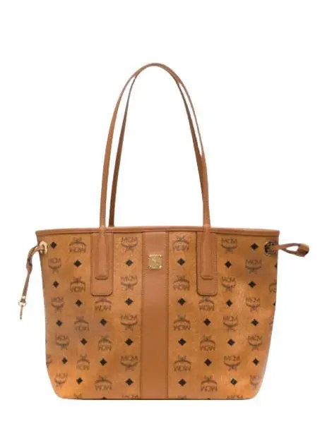 Mcm Liz Visetos Bag - Cognac