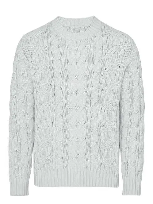 Vilebrequin Cableknit Cotton Philippe Pullover Sweater - White
