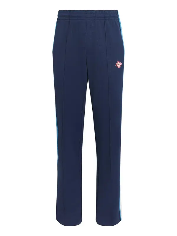 Casablanca Piqué Track Pants - Navy