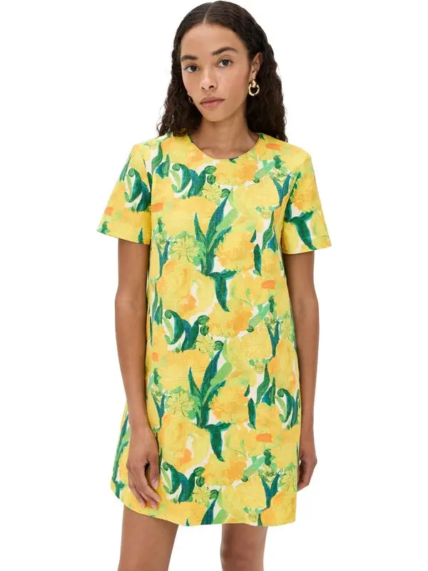 La DoubleJ Mini Swing Dress - Zesty