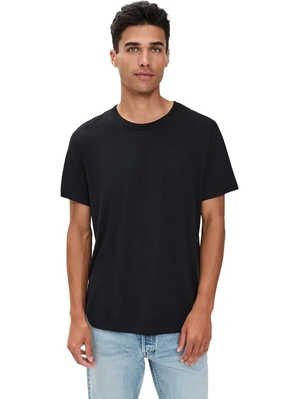 Marine Layer Signature Crew Tee - Black