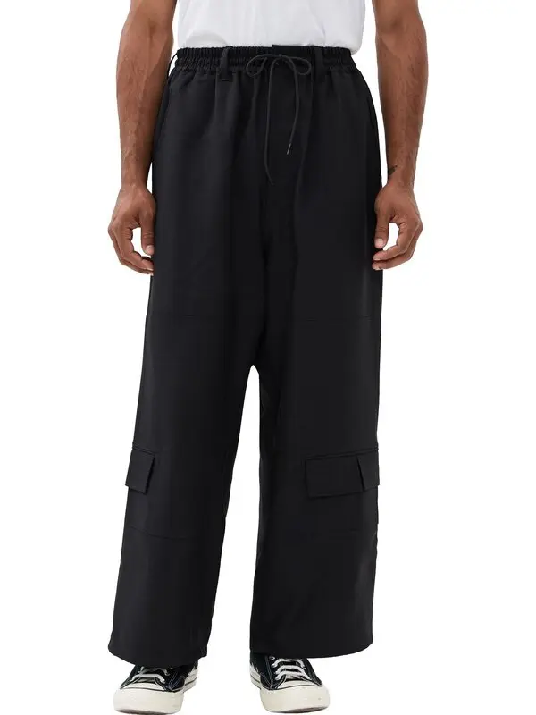 Y3 Uniform Straight Leg Pants - Black