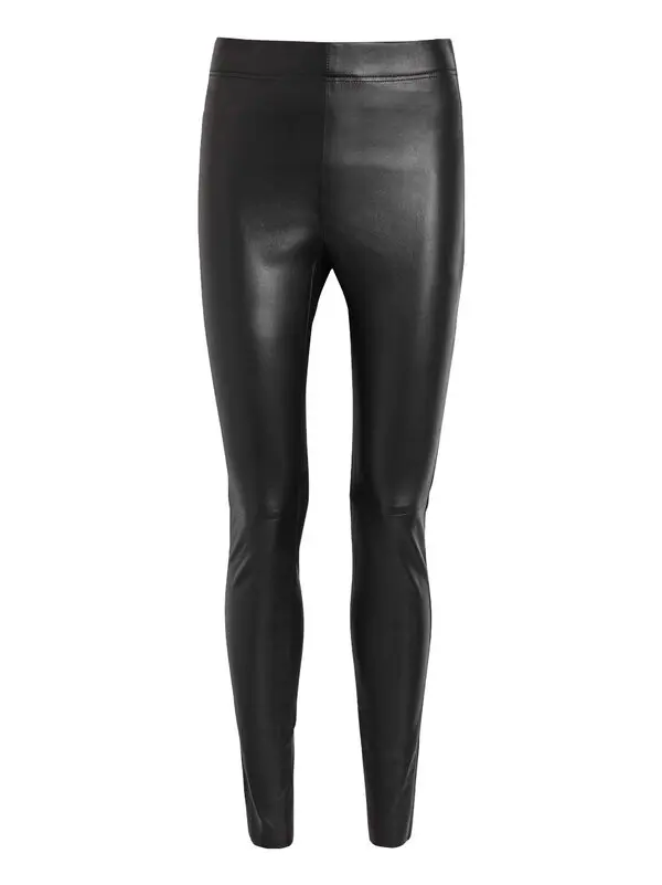JOSEPH Leather Leggings - Black