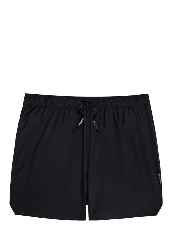 CONDITION Aero Perforated Stretch-jersey Shorts - Black