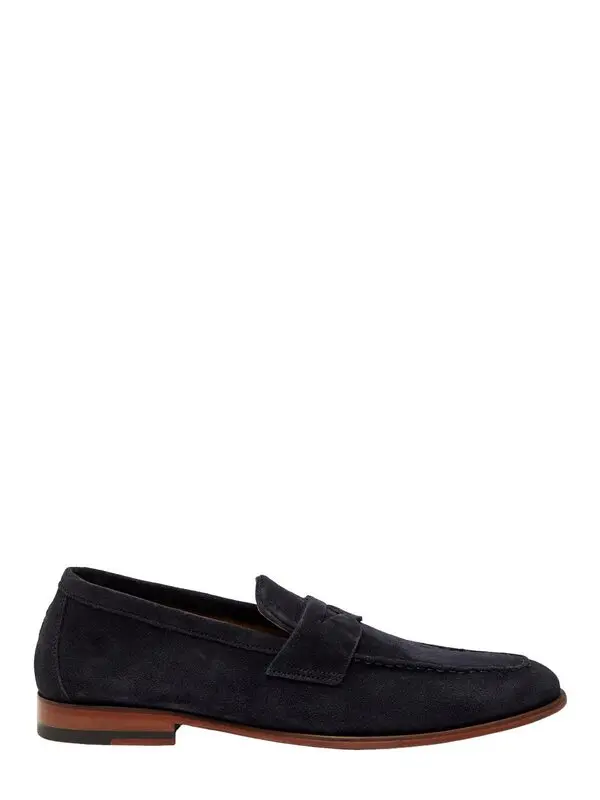 OLIVER SWEENEY Keyworth Suede Loafers - Navy
