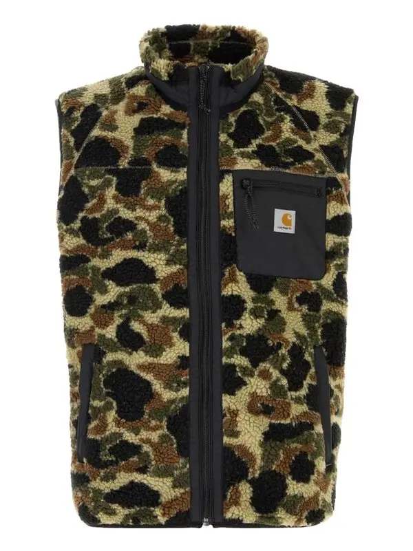 Carhartt Work In Progress Printed Teddy Prenties Vest Liner - Camouflage