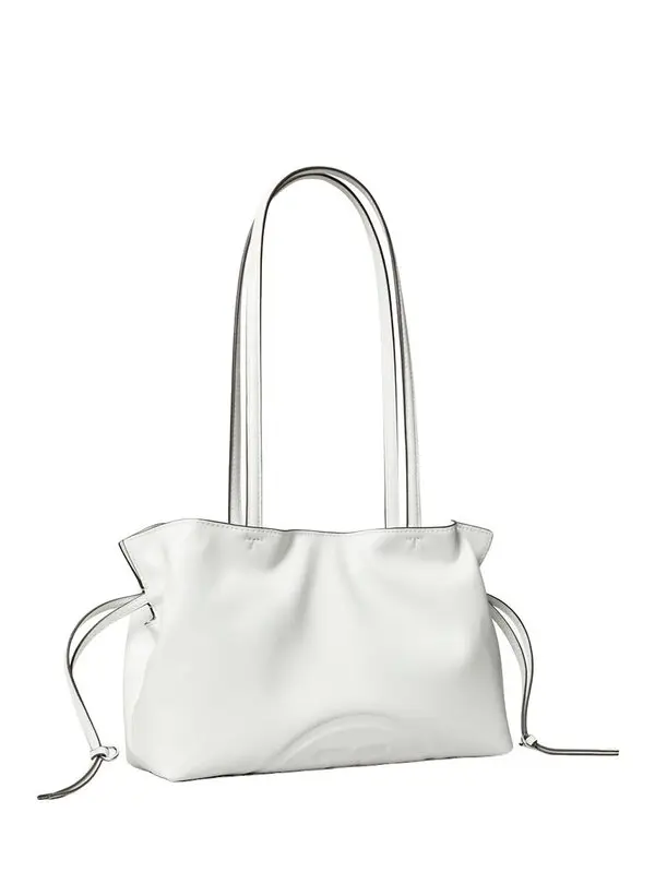 Tory Burch Small Ella Natuura™ Drawstring Tote - Bianco
