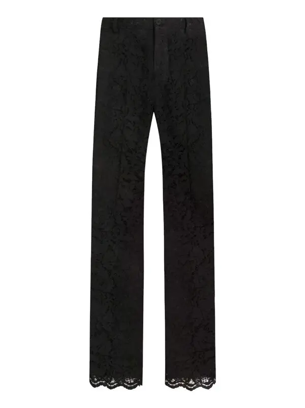 Dolce & Gabbana Lace Trousers - Black