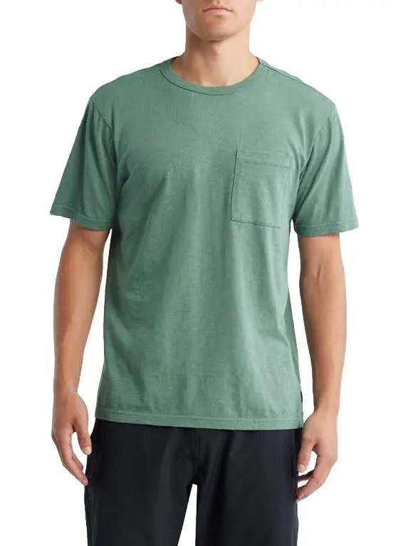 ROARK Well Worn Organic Cotton T-shirt - Slate Green