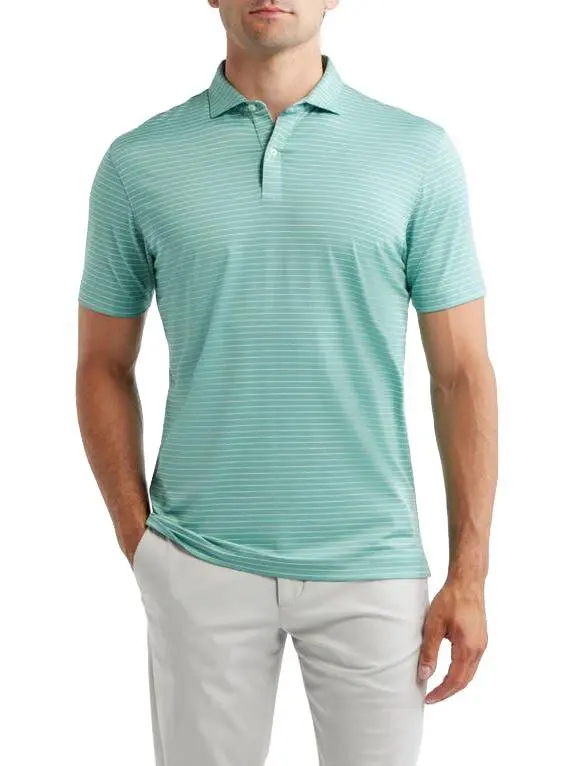 Johnnie-o Beau Stripe Performance Polo - Sublime