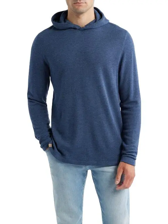 Johnnie-o Drayton Merino Wool Blend Hoodie - Navy