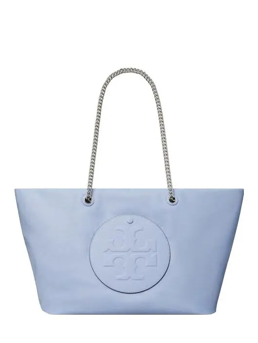 Tory Burch Ella Chain Zip Tote - Blue Dawn