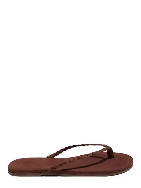 Tkees Lily Braid Flip Flop - Bourbon