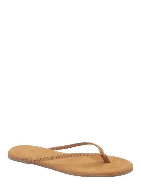 Tkees Lily Braid Flip Flop - Camel