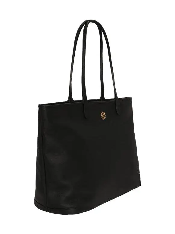 Gorski Leather Tote - Black