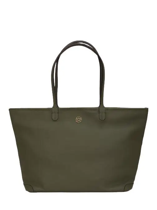 Gorski Leather Tote - Olive