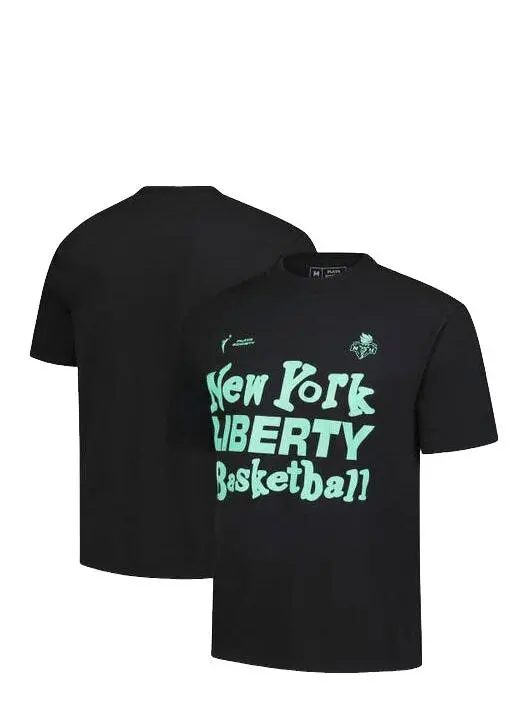 PLAYA SOCIETY New York Liberty Wordmark T-shirt - Black