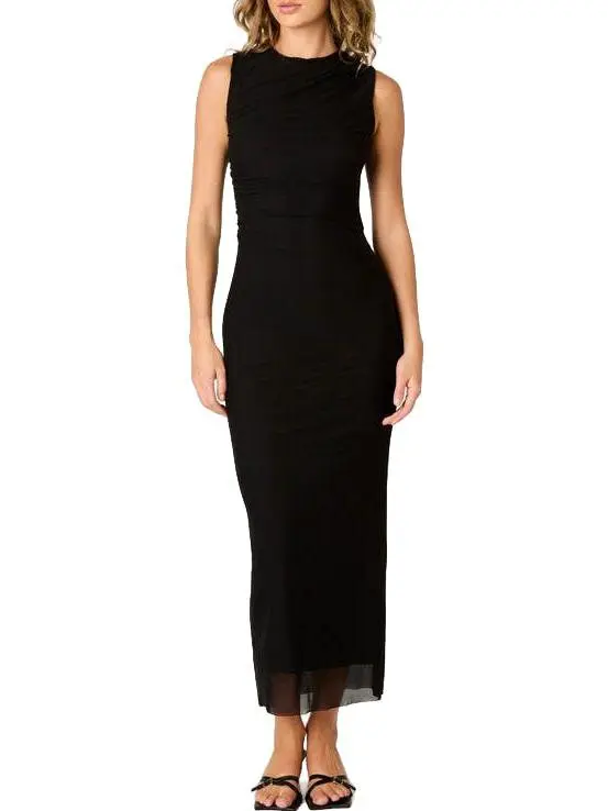NIA Reese Sleeveless Maxi Dress - Black