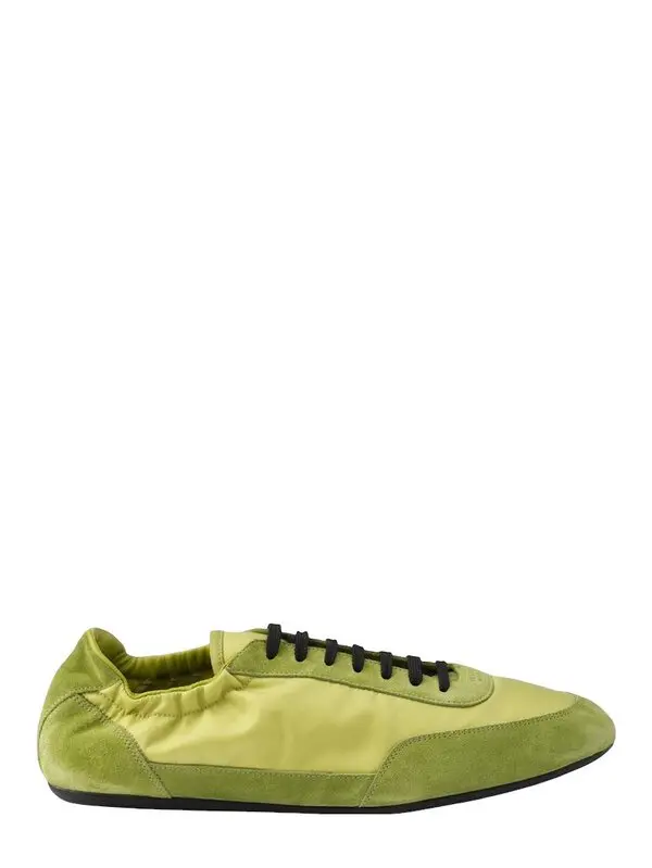 Prada Collapse Sneakers - Lime Green