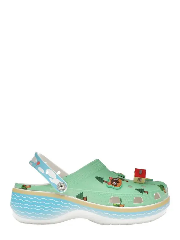 CROCS Classic Platform Animal Crossing Clog - Multicolor