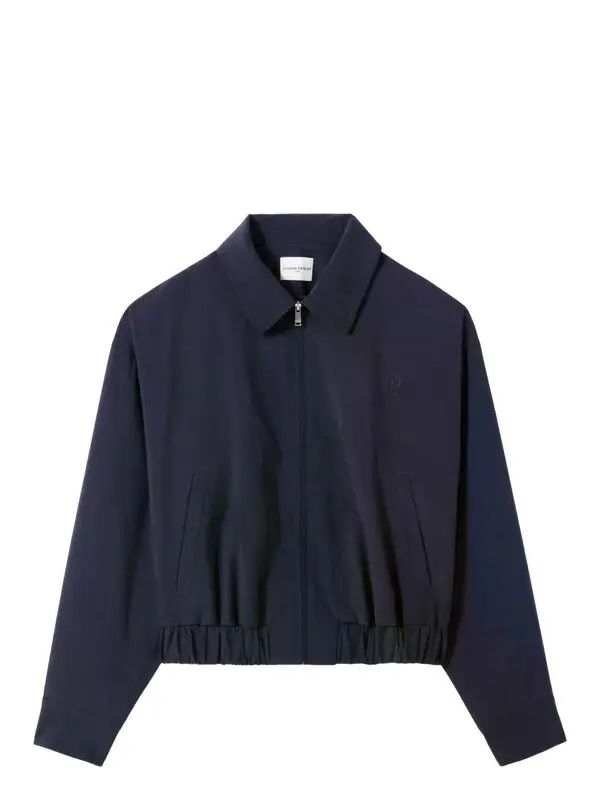 Claudie Pierlot Cropped Zip-up Jacket - Blue