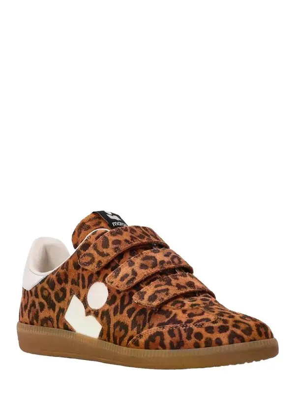 Isabel Marant Étoile Beth Leopard Print Sneakers - Orange