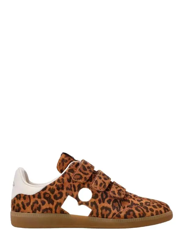 Isabel Marant Leopard-print Sneakers - Leec Leopard Ecru