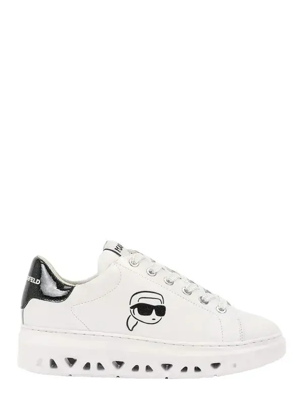 Karl Lagerfeld Embellished Sneakers - White