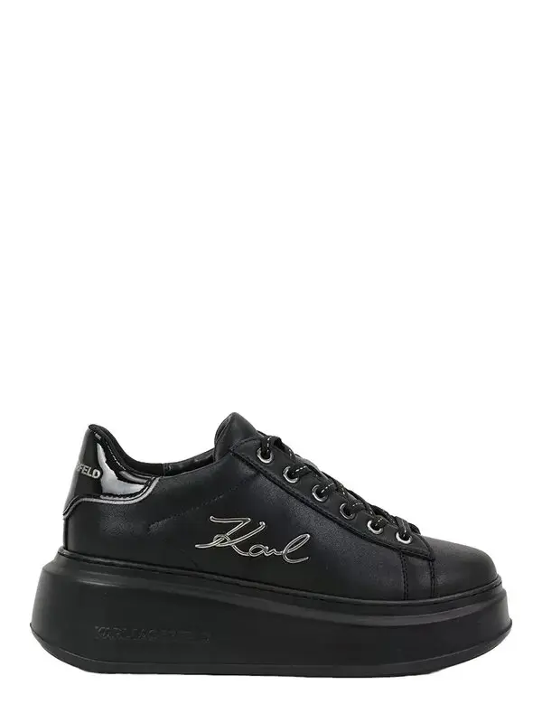 Karl Lagerfeld Logo-embellishment Sneakers - Black