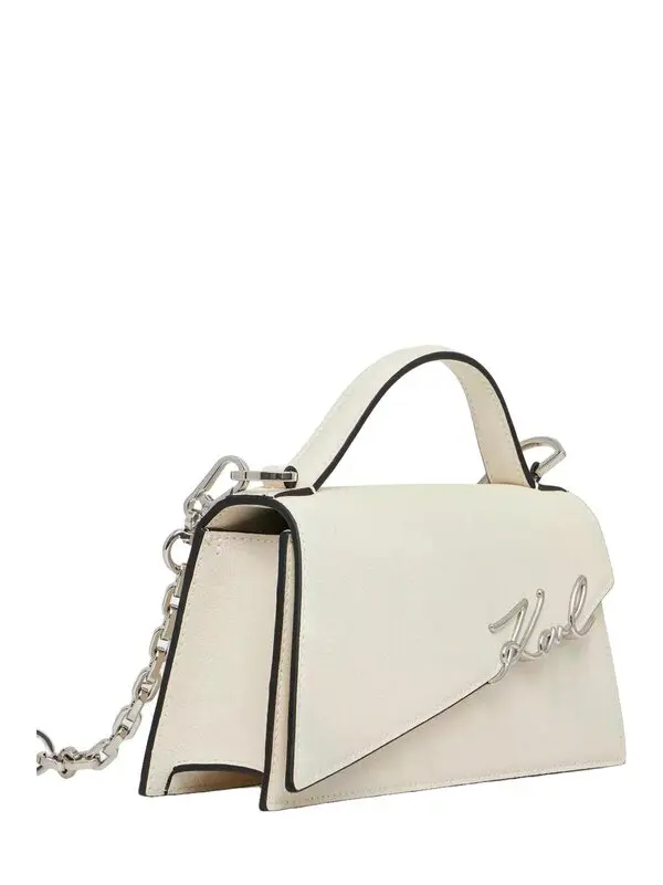 Karl Lagerfeld K/signature Crossbody Bag - White