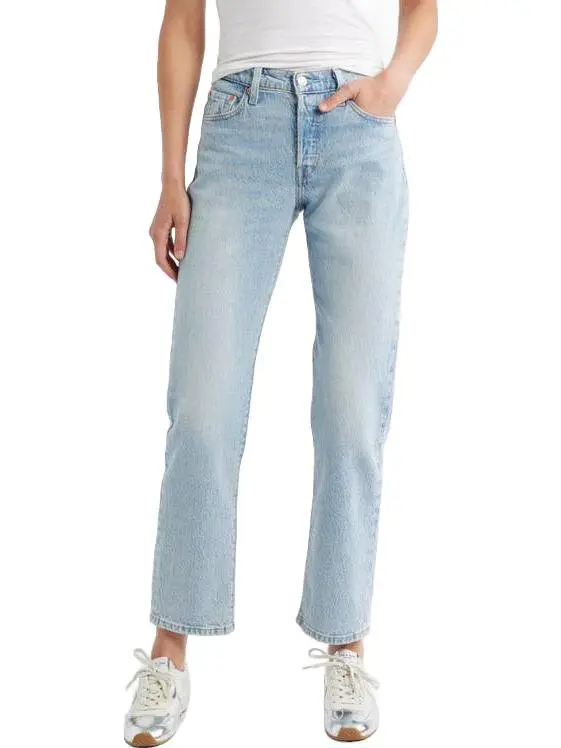 LEVI'S 501® Curve High Waist Straight Leg Jeans - Laugh And Lie