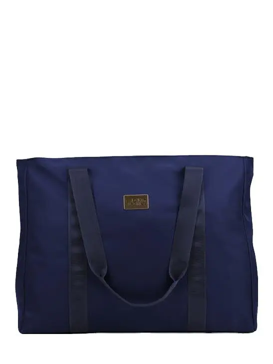 Badgley Mischka Nylon Weekender Duffel Bag - Navy